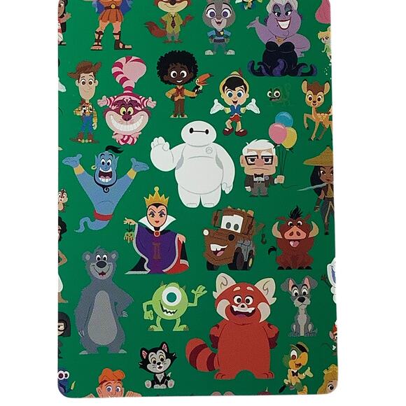 Disney | Toys | Disney Deformedgreen Background Card 0th Anniversary ...